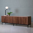 Fluted Storage Cabinet, Fluted Walnut Media Unit | KODA Studios