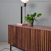 Fluted Storage Cabinet, Fluted Walnut Media Unit | KODA Studios