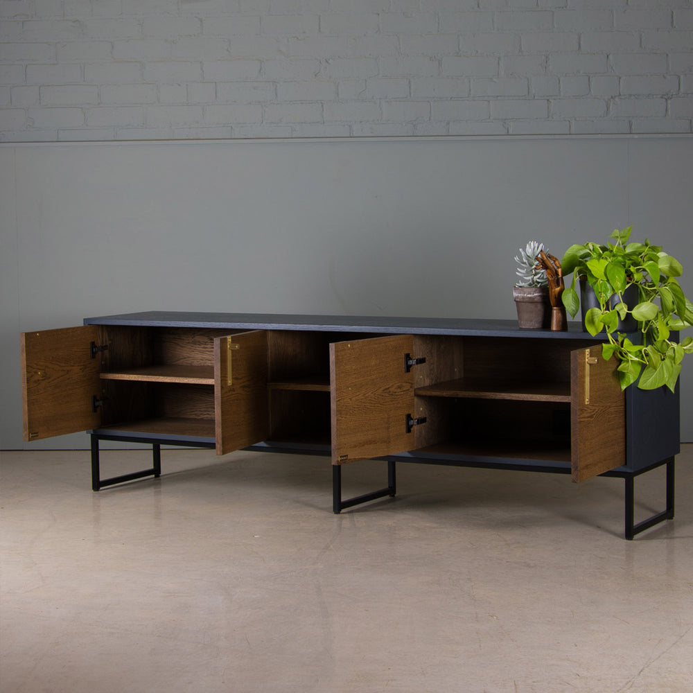Dark Oak TV Unit – Solid Oak Sideboard | Koda Studios