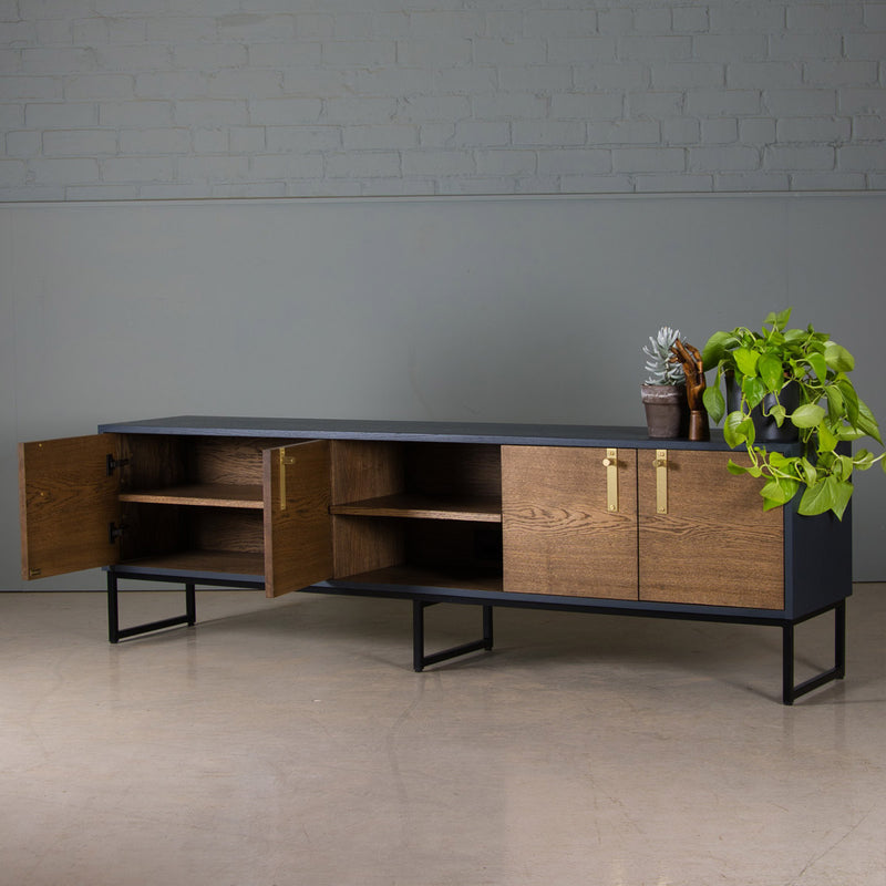 Dark Oak TV Unit – Solid Oak Sideboard | Koda Studios