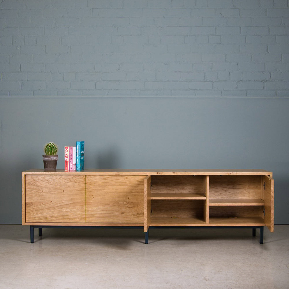 Oak TV Bench, Heko - TV Benches With Storage | KODA Studios