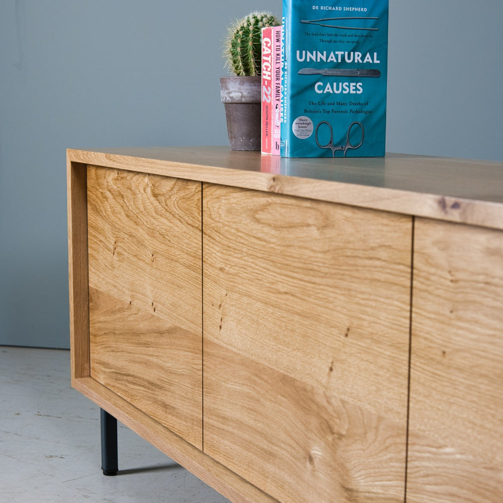 Oak TV Bench, Heko - TV Benches With Storage | KODA Studios