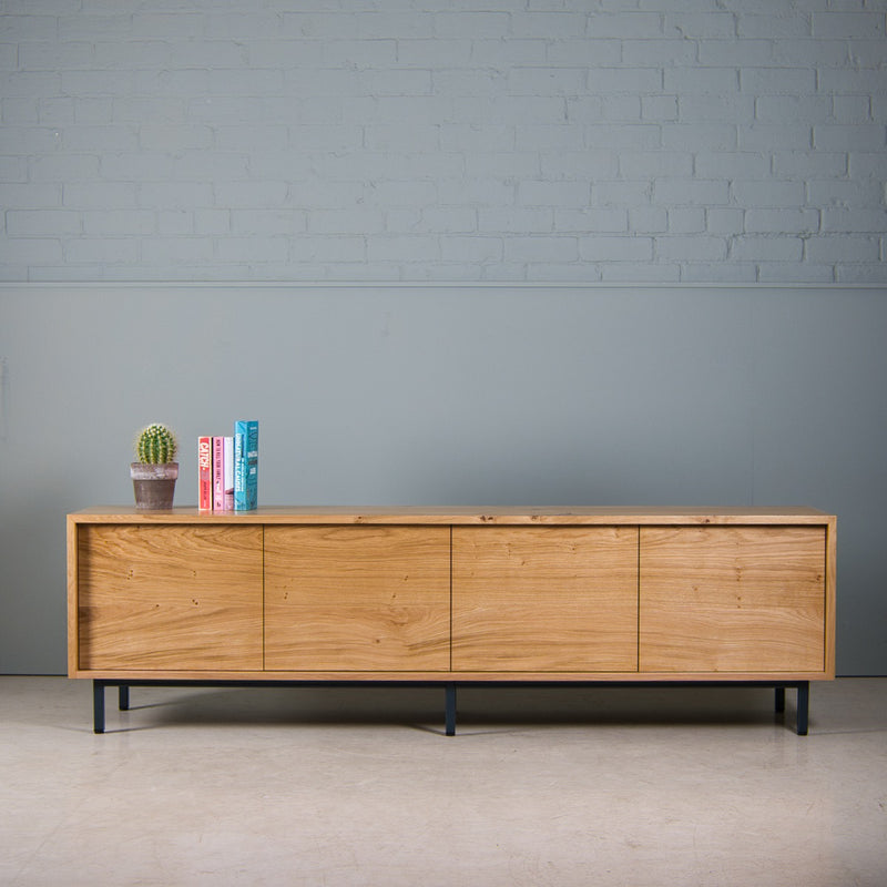 Oak TV Bench, Heko - TV Benches With Storage | KODA Studios